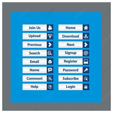 Web Design Buttons Theme Download Sign Graphic Vector Download Sign