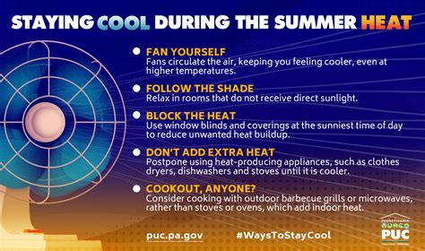 Puc Provides Ways To Stay Cool Beat Summer Heat And High Bills Beaver