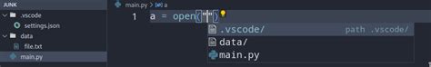Autocompletion Of Files Paths Doesnt Work · Issue 3697 · Microsoft