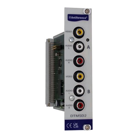 Twin Cvbs Input Module Antiference
