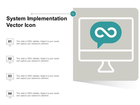 System Implementation Vector Icon Ppt PowerPoint Presentation Summary Guide