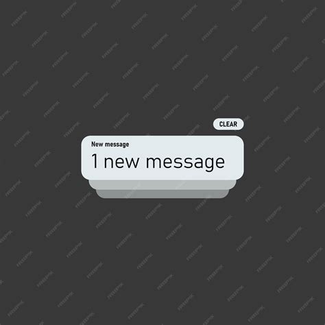 Premium Vector Notification Boxes Template Smartphone Message Interface Vector Illustration