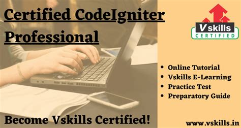 certified codeigniter professional vskills online tutorial