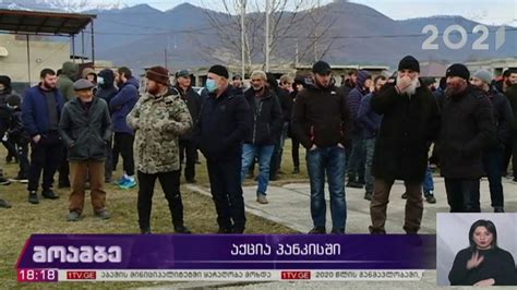 აქცია პანკისის ხეობაში Youtube