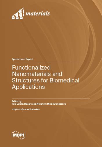 Functionalized Nanomaterials And Structures For Biomedical Applications Mdpi Books