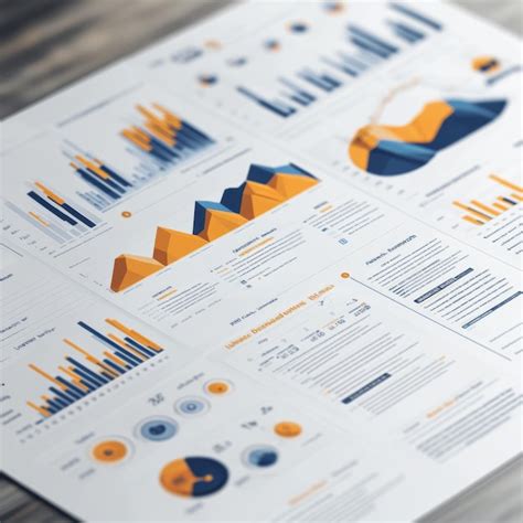Business Analytics Report With Charts And Graphs Premium Ai Generated