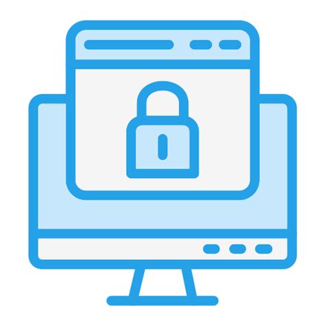 Web Security Generic Blue Icon