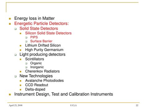 PPT Solid State Detectors And Instrumentation PowerPoint Presentation ID