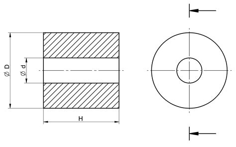Elasto Metall Produkte Ringpuffer Ringpuffer Gummi