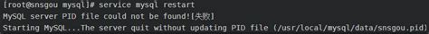 Mysql The Server Quit Without Updating Pid File Ace