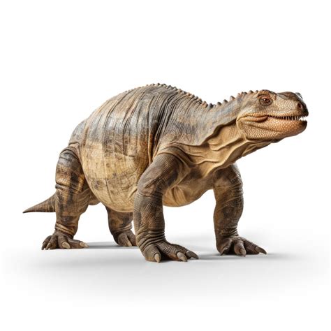 Premium Ai Image Nodosaurus Isolated On White Background Generative Ai