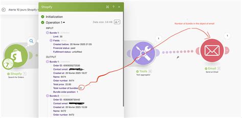 After The Text Aggregator I Cant Find The Variable Total Number Of Bundles Getting