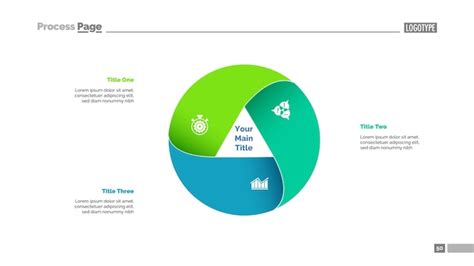 Premium Vector Three Circle Elements Slide Template