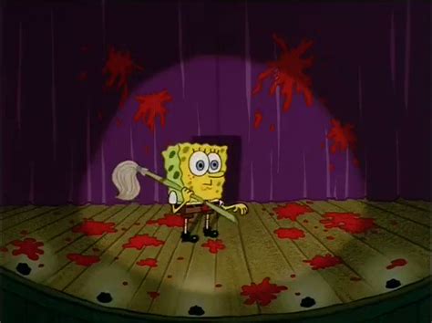 Spongebob Mopping