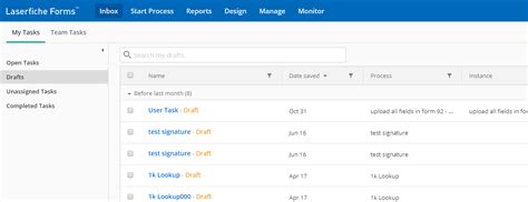 Forms View Saved Drafts Laserfiche Answers