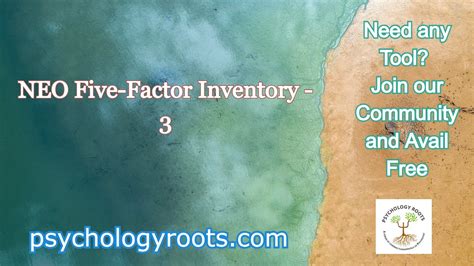 Neo Five Factor Inventory 3 Psychology Roots
