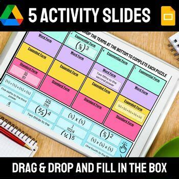 Intro To Exponents Digital Activity Google Slides By The Mix And Match Class