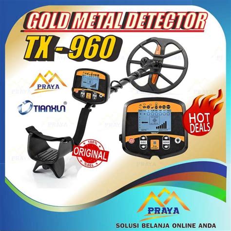 Jual Metal Detektor Tx-960 Tx960 Detector Logam Emas Perak Deteksi Gold ...