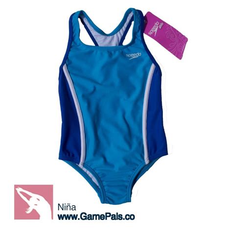 Bañador Speedo Niña Color Azul Tienda Online Deportiva De Natación