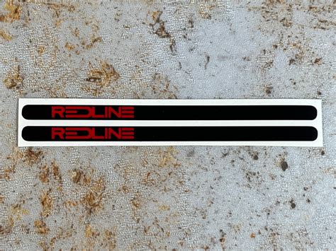 Redline Old School Bmx Flight Crank Arm Stickers Alans Bmx