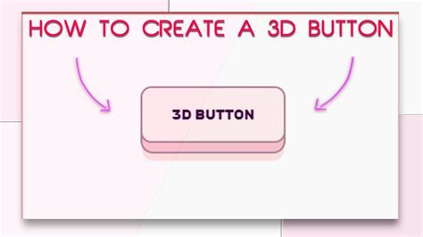 Css 3d Button Design Using Html And Css Only Unique Website Design