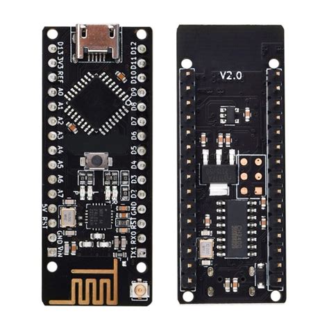 atmega328p nano v3 0 ch340g nrf24l01 wireless development board module