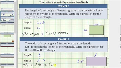 Write Basic Expressions From Words Modeling Situations Youtube