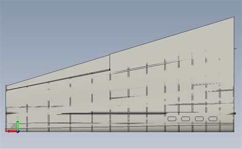 机翼结构 铝合金固定翼飞机机翼内部结构 3d建模模型图纸 Step 模型图纸下载 懒石网