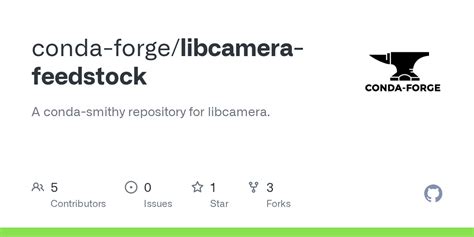 Github Conda Forgelibcamera Feedstock A Conda Smithy Repository For