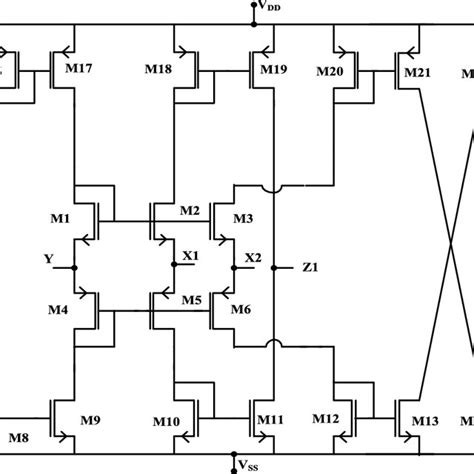 Cmos Implementation Of Exccii Used For The Proposed Circuit 3