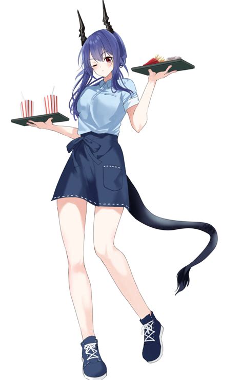 Lily Ch En Arknights Arknights Commentary Request Highres Girl Alternate Costume