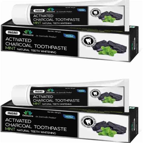 Herbal Activated Charcoal Toothpaste 2×100g