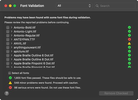 how to install remove edit and manage fonts in macos