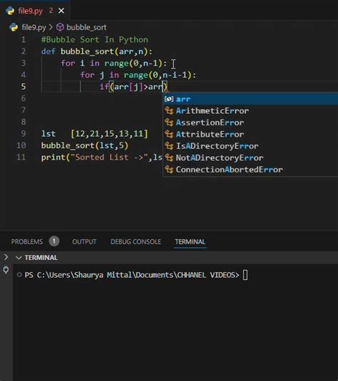 Bubble Sort In Python Programning Coding Learnpython Pythonlearning
