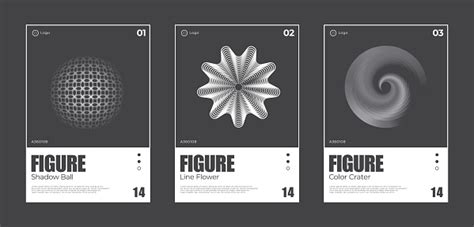 트렌디한 기하학적 그림 포스터 세트 현대적인 미니멀리스트 라인 개체입니다 최소한의 현대 추상 브로셔 추상 현대 미래 포스터 스위스 그래픽 요소 벡터 포스터 템플릿 세트 0