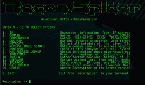 comprehensive osint framework — reconspider by david artykov purple team medium