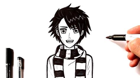 Как нарисовать Аниме парня Уроки рисования Anime Drawing Youtube