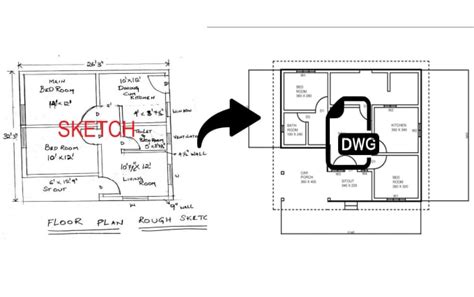 Specialize In Drafting Floorplan From Sketch Scan Or Pdf By Aasm Cons Fiverr