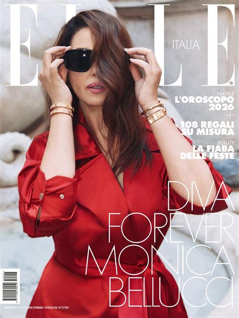 Monica Bellucci In Elle Italy December 2025 Hawtcelebs
