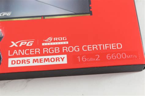 威剛 Xpg Lancer Rgb Rog Certified Ddr5 6600 32gb Kit超頻記憶體 敗家之眼認證，免費升級到ddr5 6800，還可以直接挑戰ddr5 8000高頻