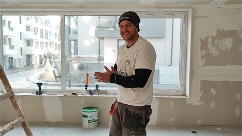 Как се усвоява голяма тераса в апартамент ново строителство част 2 Шпакловане на вътрешни ъгли