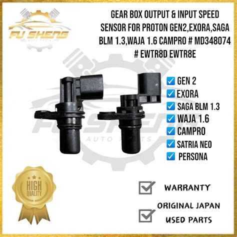 Gear Box Output And Input Speed Sensor For Proton Gen2exorasaga Blm 13