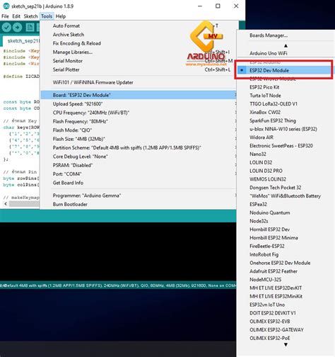 สอนใช้งาน Esp32 I2c Matrix 4x4 Keypad คีย์แพ็ด ปุ่มกด 4x4 แบบ I2c ขาย