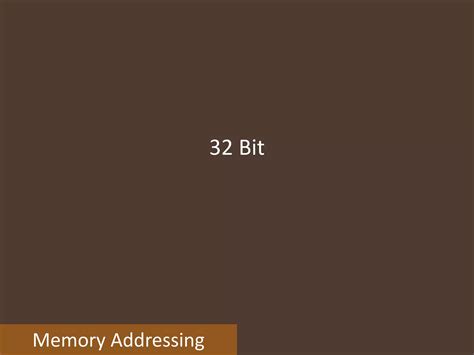 Explainning 32 Bit 64 Bit Processer Ppt