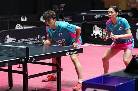 탁구 김가온 박가현 아시아 청소년선수권 혼합복식 금메달