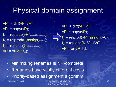 Ppt Using Datalog With Binary Decision Diagrams For Program Analysis Powerpoint Presentation
