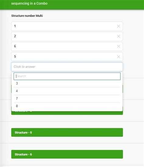 Sequencing A Multiple Select In Combo Format To Trigger A Rooster