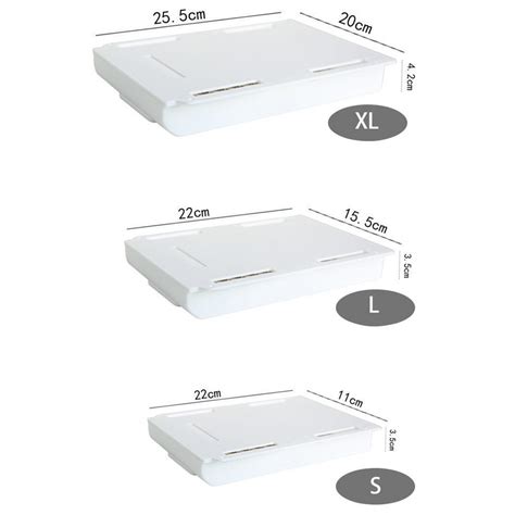 Badu Bg Нова скрита лепкава фиксирана квадратна кутия за съхранение на чекмедже за молив за офис