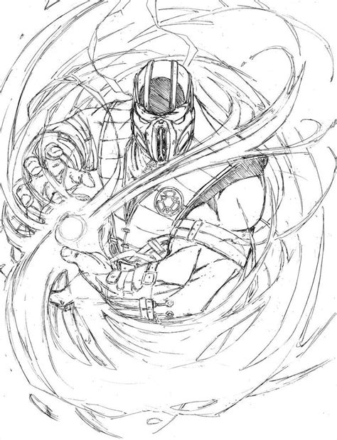 Desenhos De Sub Zero Para Colorir Wonder