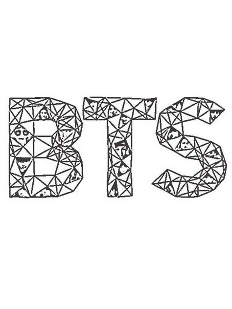 Bts Coloring Pages Printable